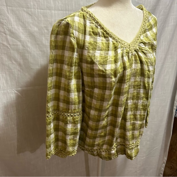 Chico's | Tops | 35 Chicos Linen Top 2 | Poshmark